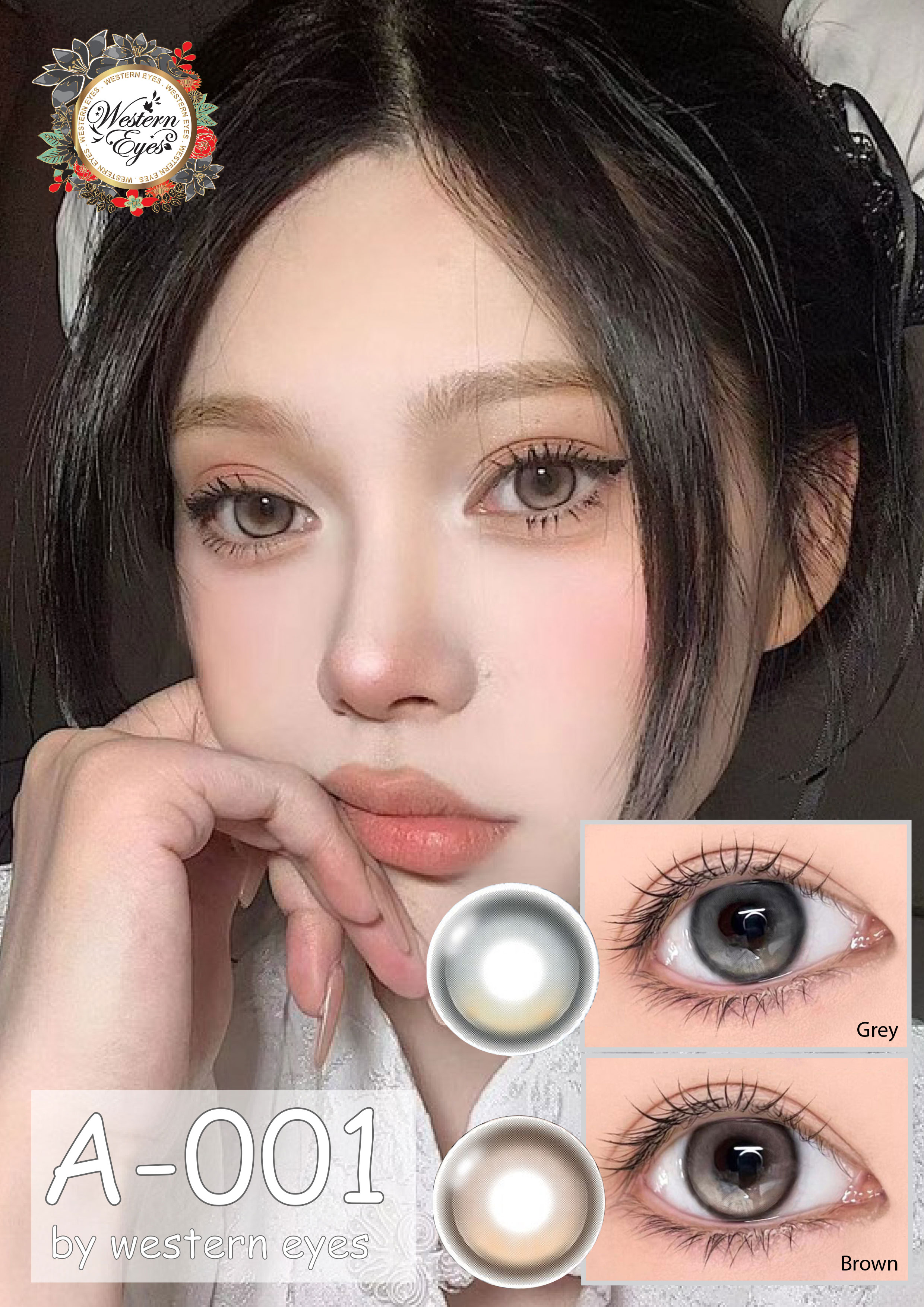 Western Eyes 15mm - A-001 - Grey - Power